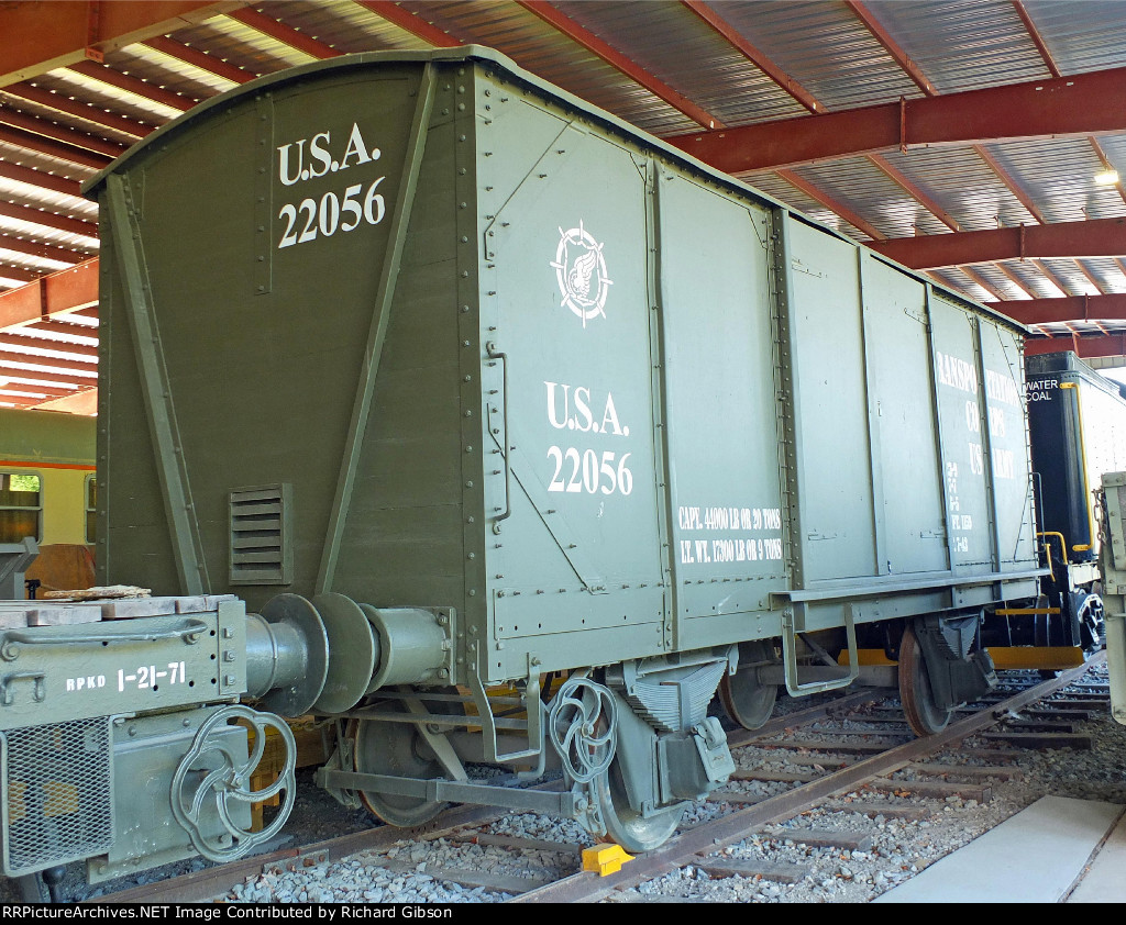 US Army USAX 22056 European Service Box Car